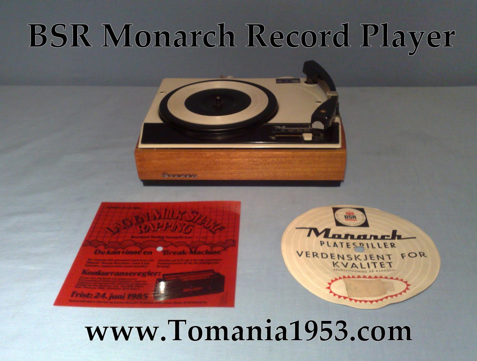 TOM's TECH TOYS: BSR MONARCH TURNTABLES