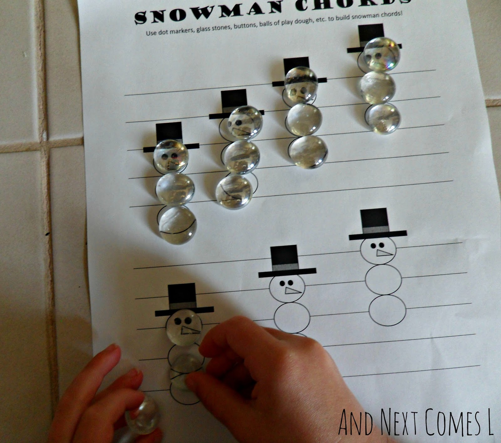 Snowman Chords With Free Printable | And Next Comes L - Hyperlexia ...