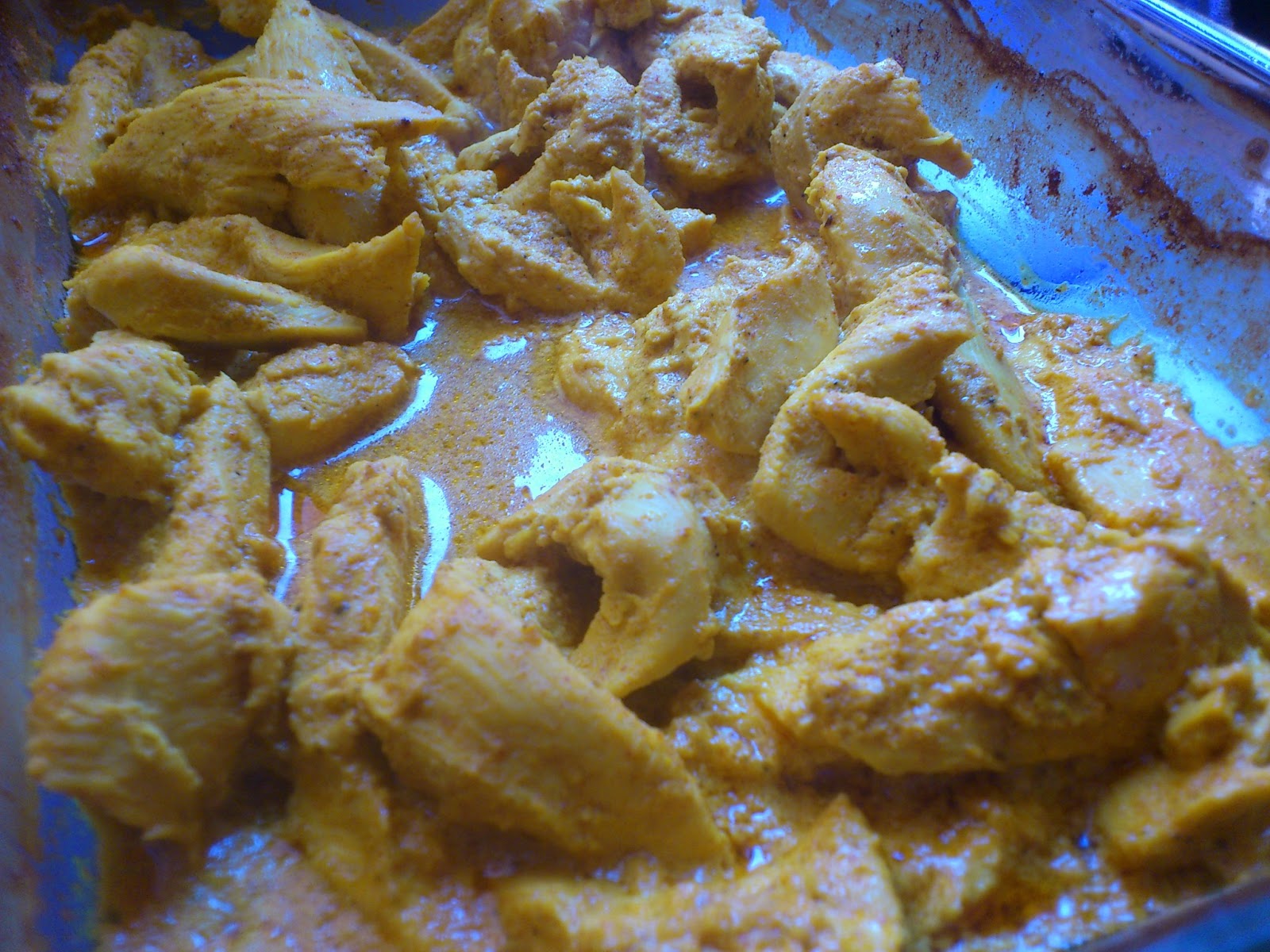 El mundo de Carely: Pollo Masala con arroz estilo árabe