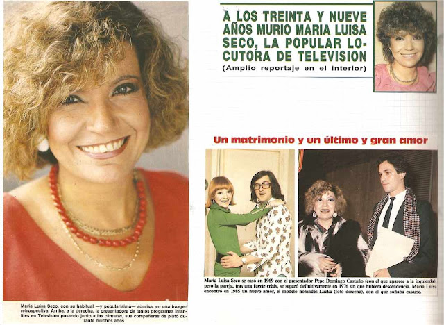 La tele de Ayer: María Luisa Seco