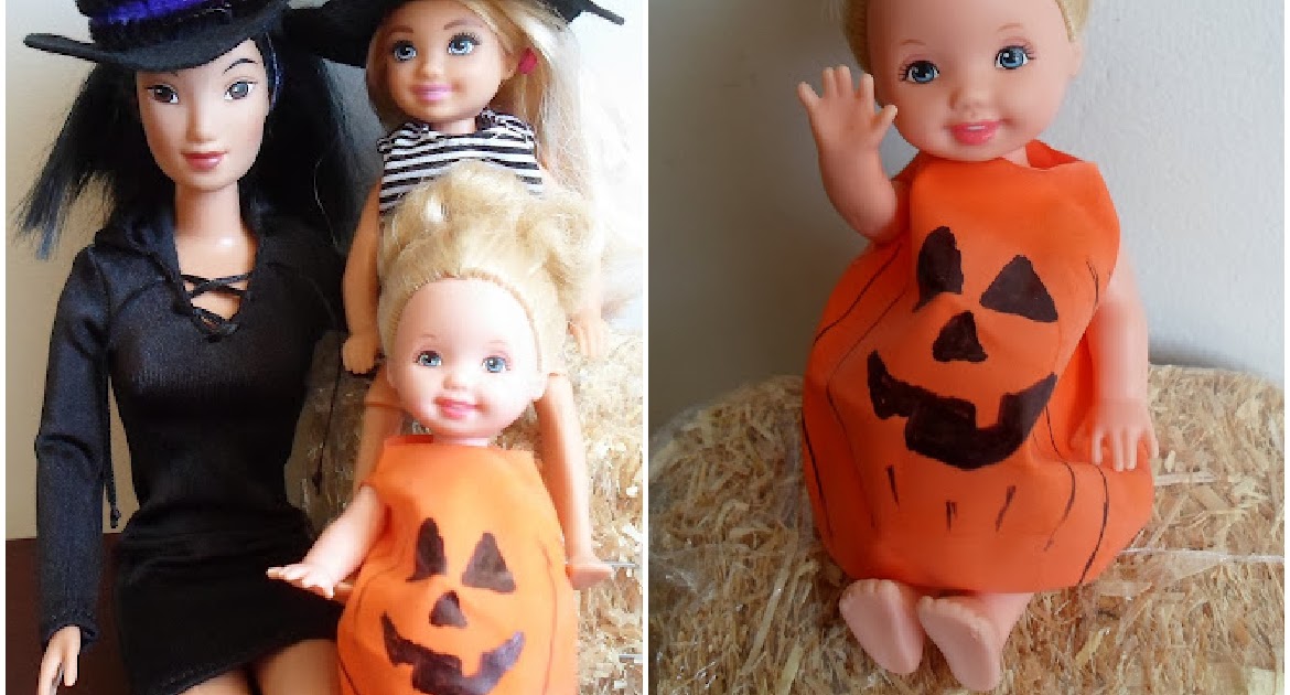 Happier Than A Pig In Mud: Dollar Store Halloween Crafts for Barbie DIY ...