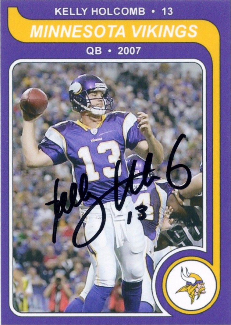 Minnesota Sports Autograph Project: KELLY HOLCOMB