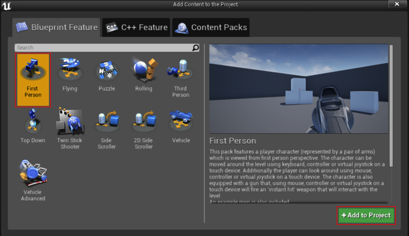 I touchs: Unreal: Players & Input > Game Modes