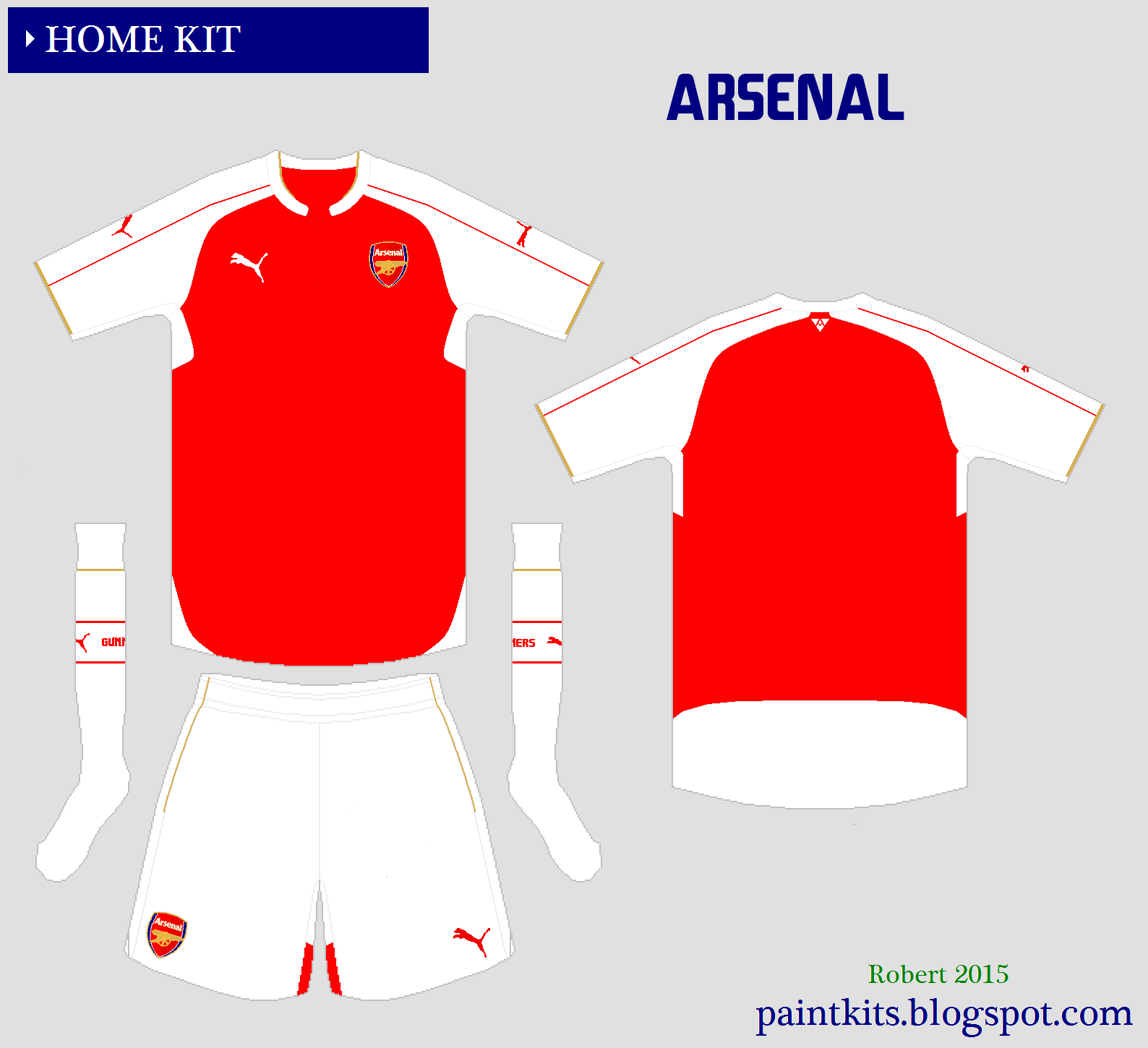 Paint Kits: Arsenal 2015/2016