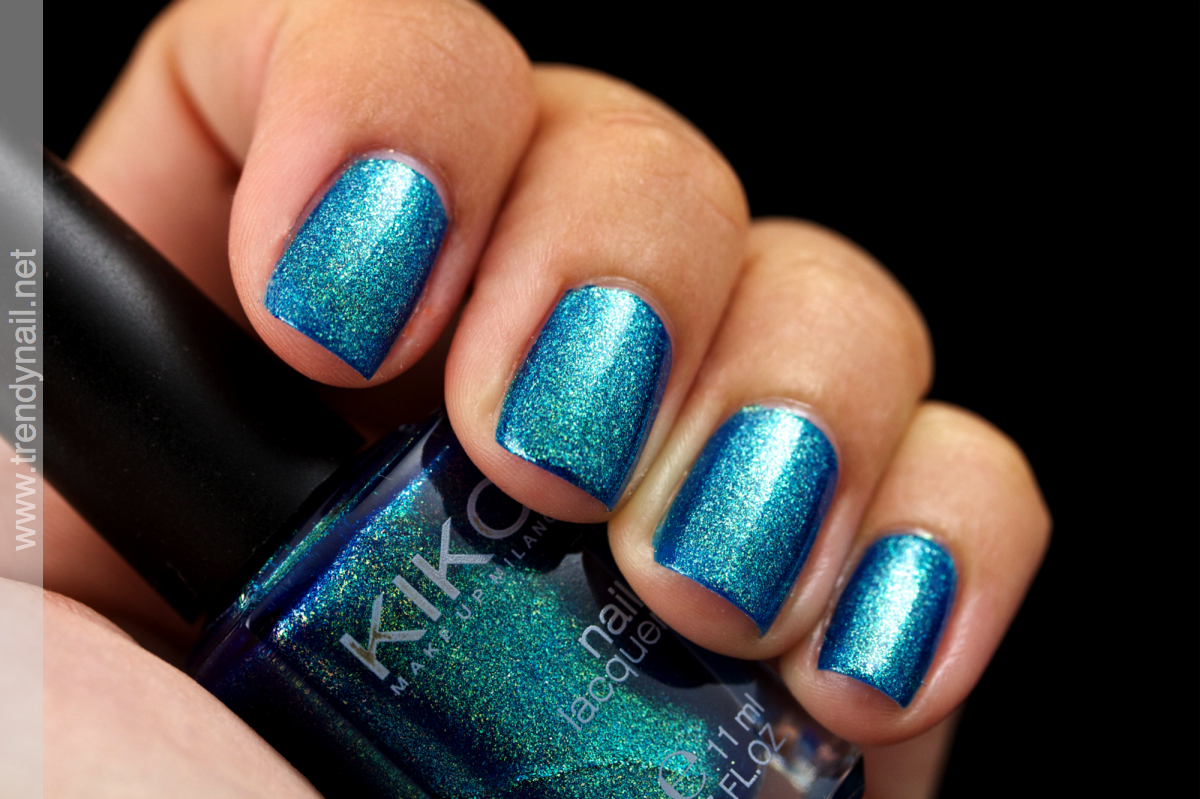 Kiko Cosmetics Milano: Nail Lacquer Blue Pavone Perlato n. 524 swatch ...