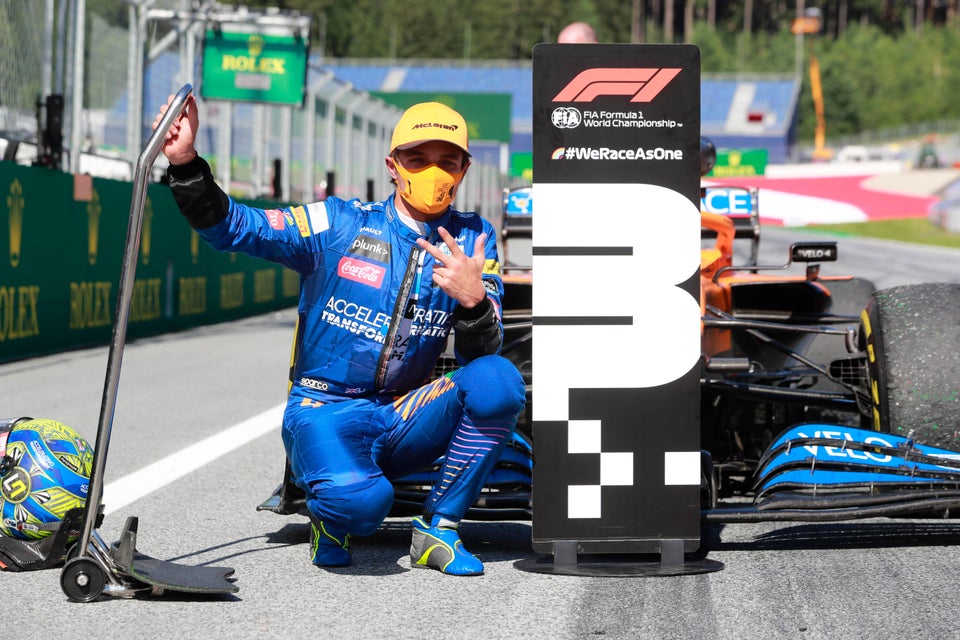 Lando Norris Makes Career First Podium Appearance In Austrian GP