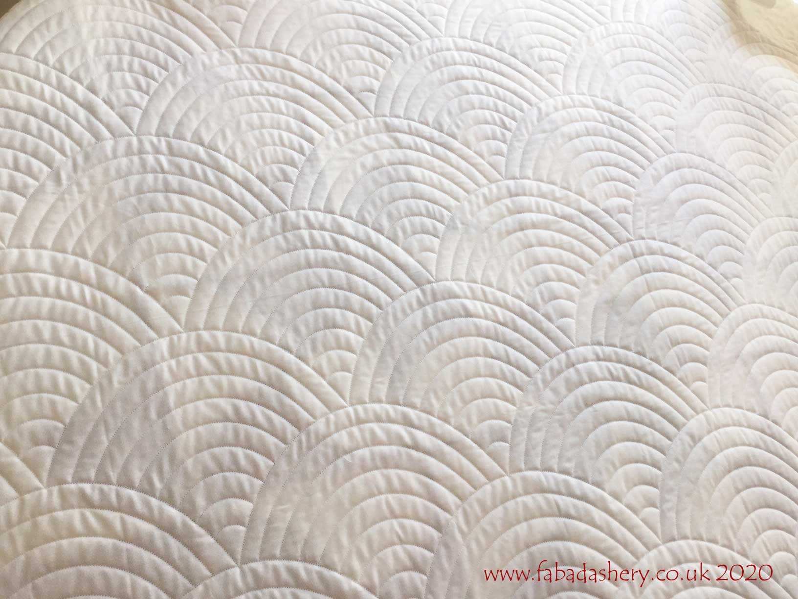 Fabadashery Longarm Quilting: Indigo Spin Quilt with traditional ...