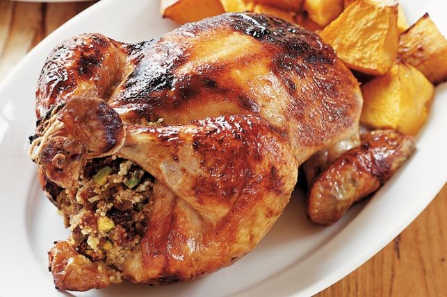 Moroccan-style roast chicken recipe | Arabic Food Recipes