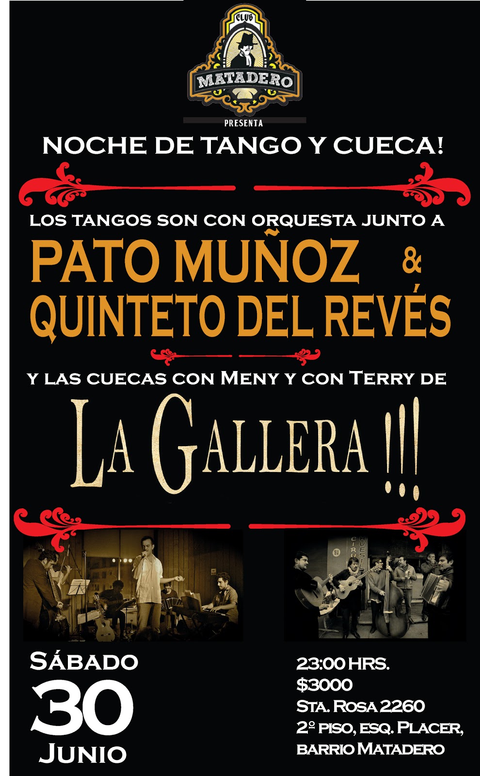 Cartelera de Cuequeos de CuecaChilena.cl: Noche de Tango y Cueca en el ...