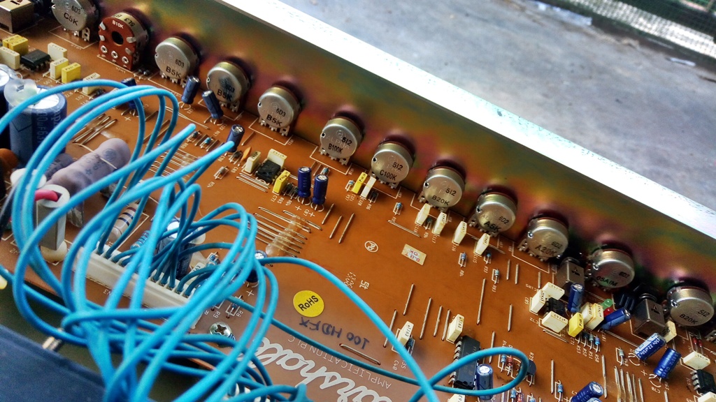CA Guitar Repair Blog: Marshall MG100HDFX Master Volume Pot Replacement