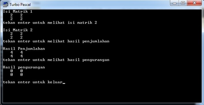 Blog Nbano Program Pascal Array 2 Dimensi