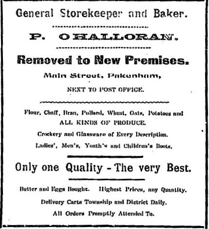 Casey Cardinia - links to our past: Patrick O'Halloran's General Store ...