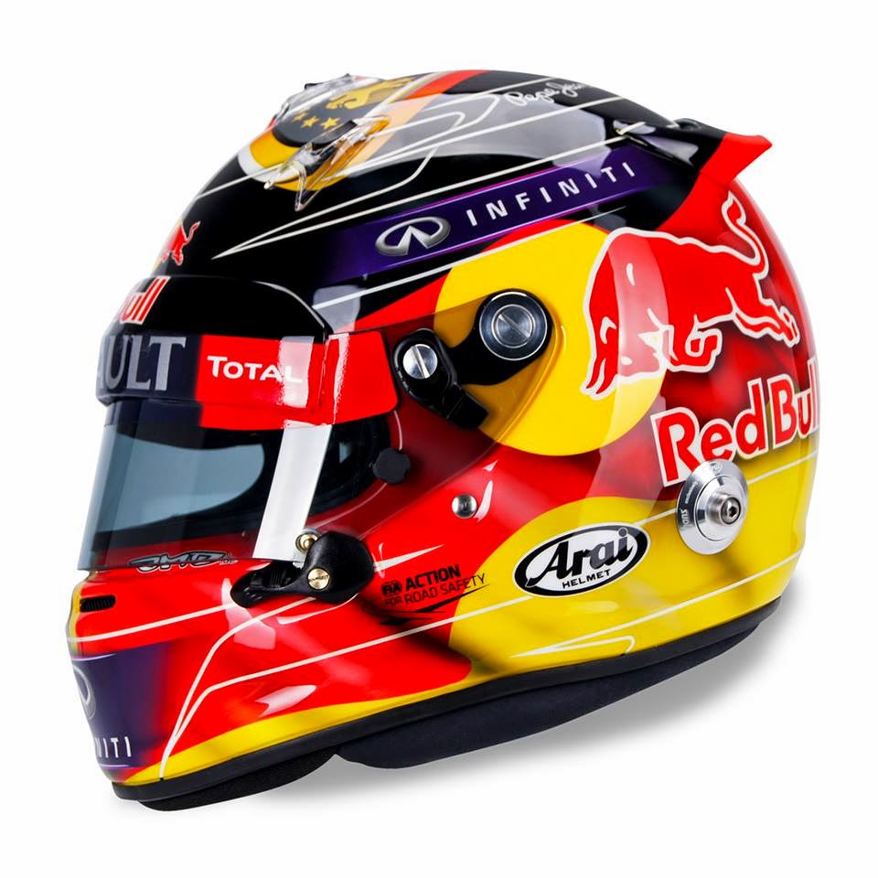 Racing Helmets Garage: Arai GP-6 S.Vettel Hockenheim 2014 by Jens ...