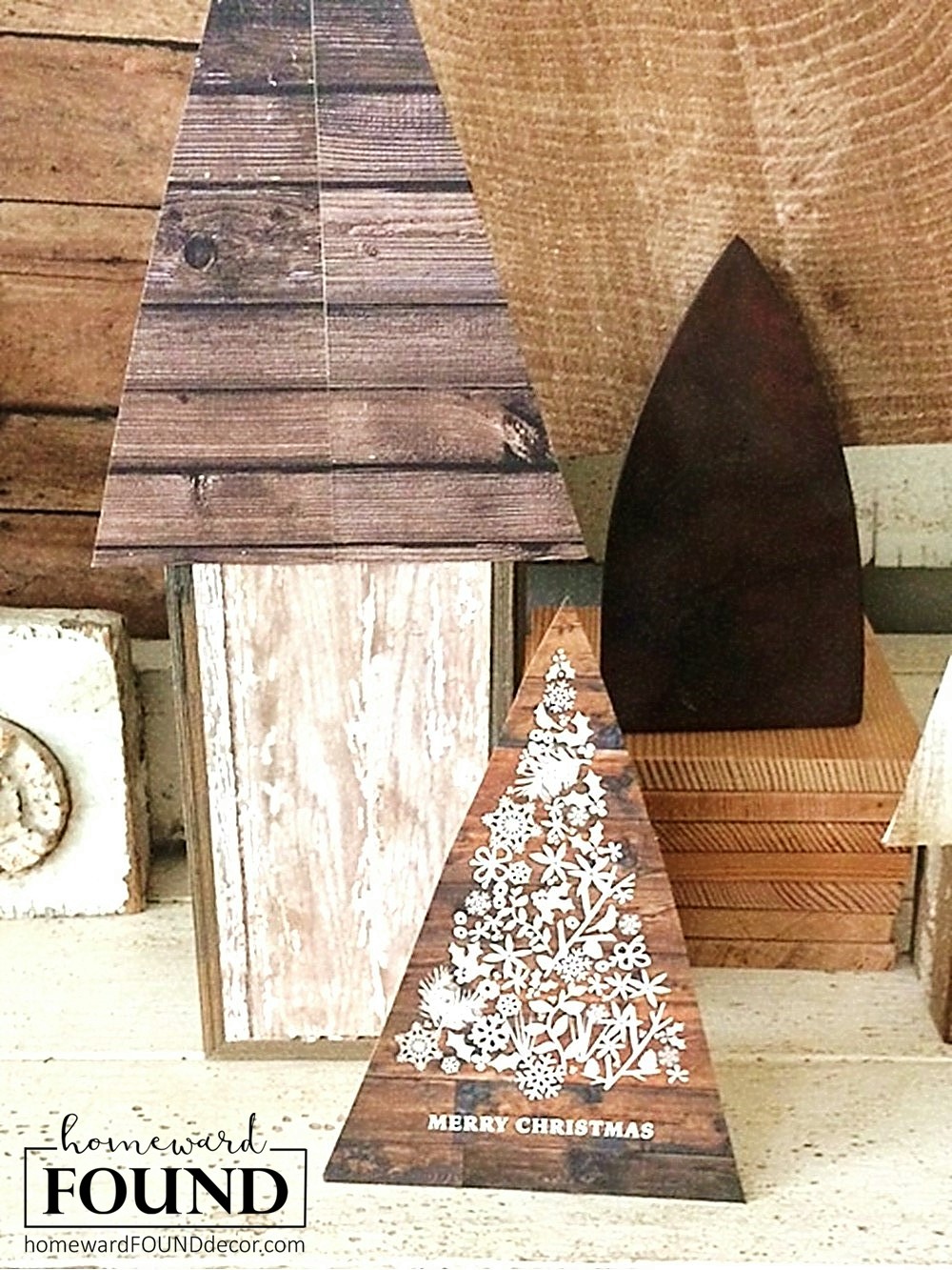 faux wood 'junk' trees homeward found decor