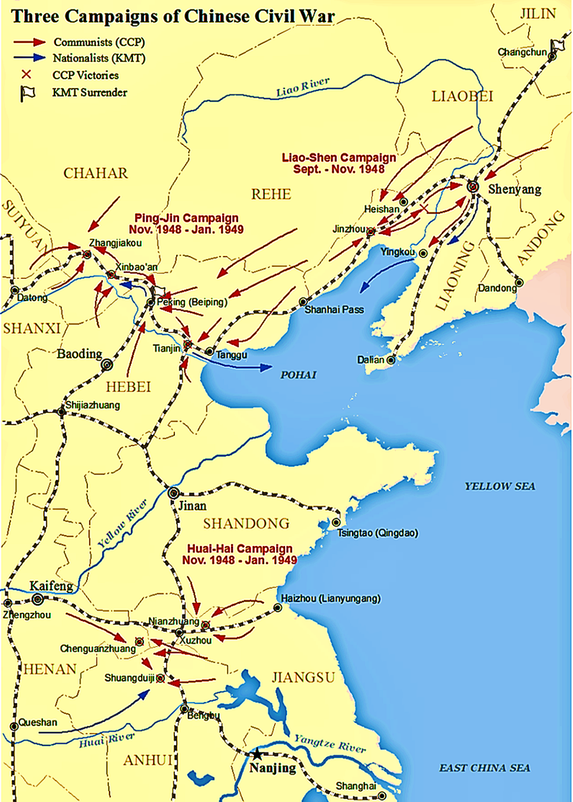 History Class: The Chinese Civil War (Final Phase, 1945 - 1949)