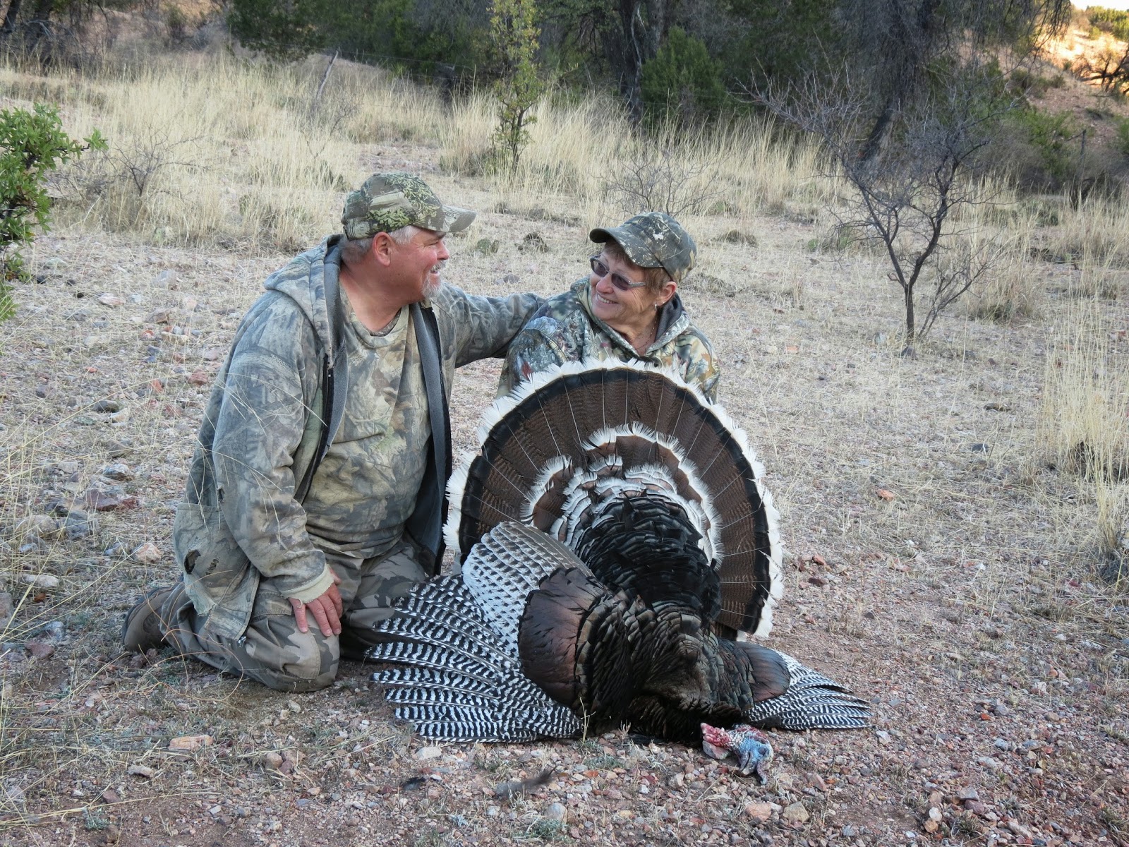 Goulds Turkey Hunt: 2014 Mexico Gould's Turkey Hunt-Peg and TJ Joiner