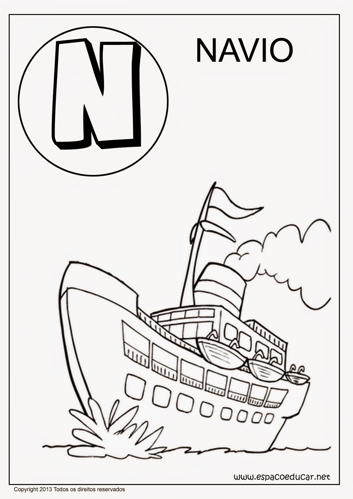 Alfabeto de colorir - Alfabeto para colorir, pintar, imprimir ou fazer ...