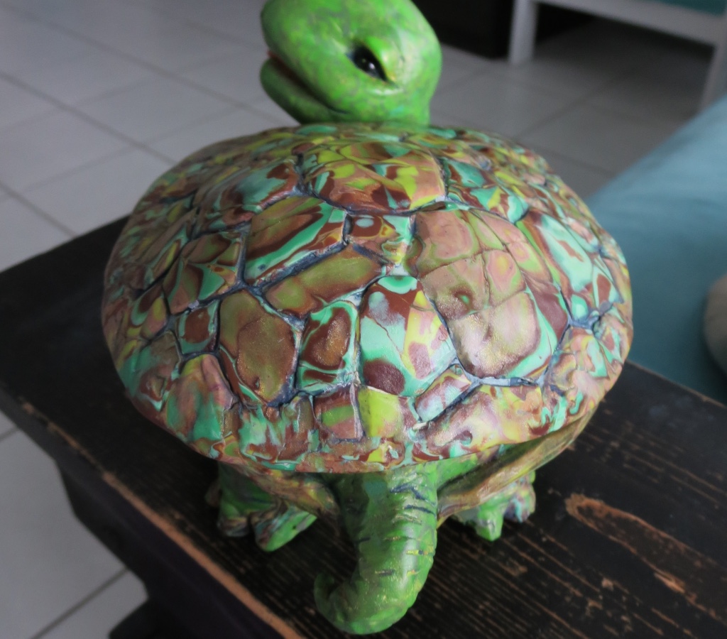 HeArtfully Creating: HOWARD THE TURTLE - Polymer Clay Unplugged - How ...