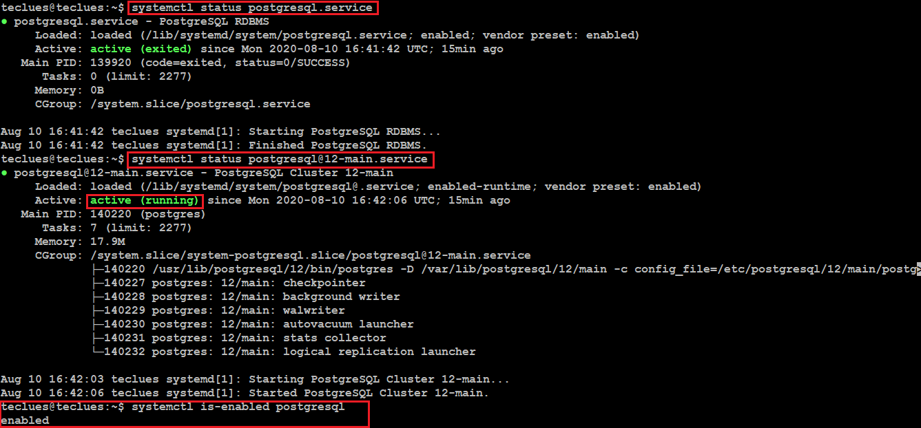 How to Install PostgreSQL and pgAdmin4 on Ubuntu 20.04 LTS - teclues.com