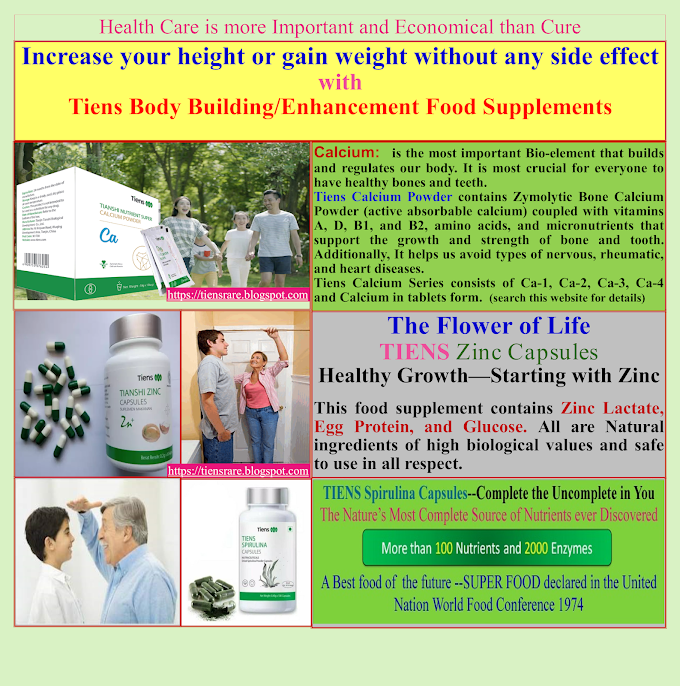 Tiens Body-Building/Enhancement Food Supplements --- Increases height ...