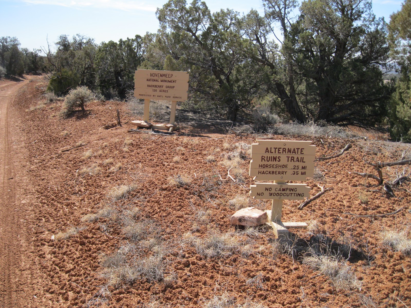 Four Corners Hikes-Canyons of the Ancients: Road to Hackberry Canyon
