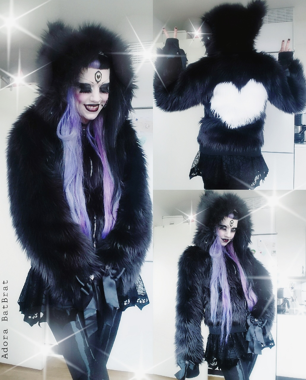 Adora BatBrat: Today's Goth look - Emo Goth