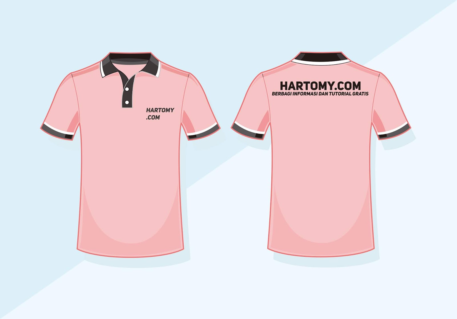 Desain Baju Polo Terbaru Tahun 2020 Format Cdr Dan Eps | Bisa Di Edit ...