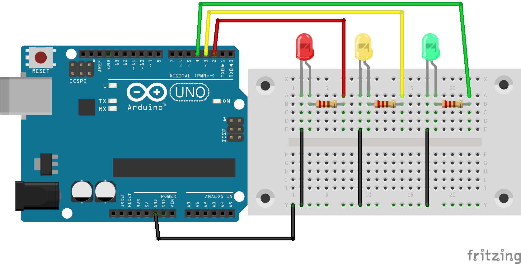 Arduino İle Çoklu Led Yakmak