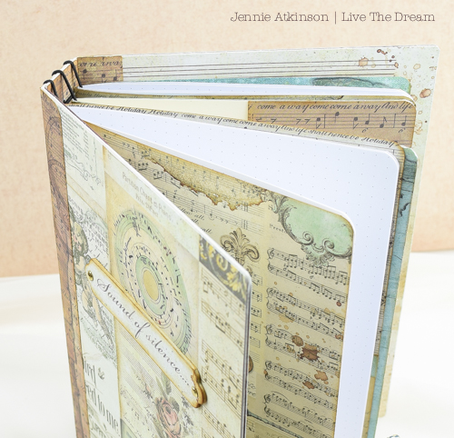 Music Journal Tutorial for Eileen Hull Designs
