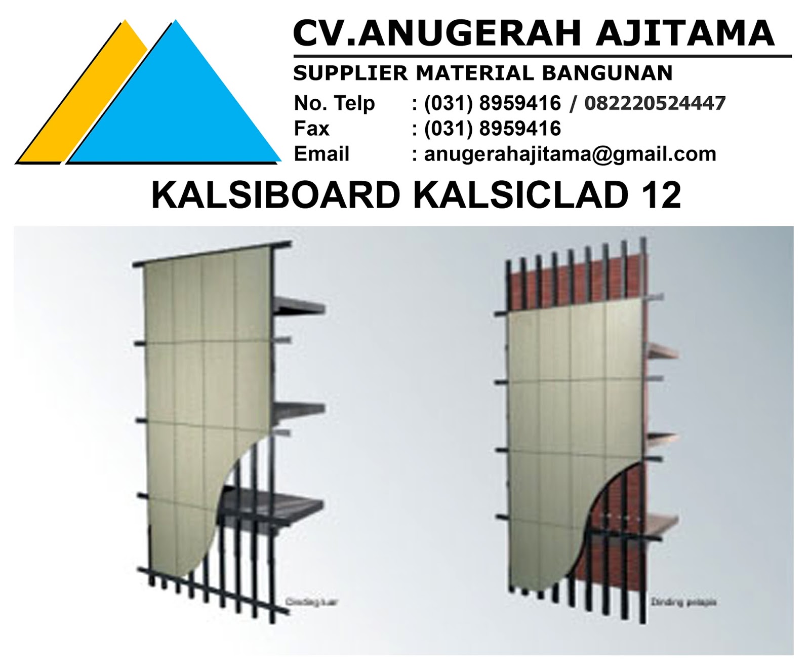 JUAL KALSIBOARD KALSICLAD 12 - CV. ANUGERAH AJITAMA