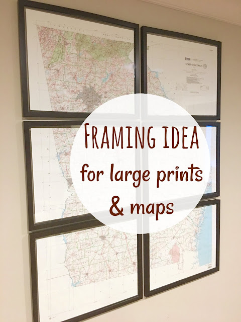 Magnolia Mamas : Framing Large Maps