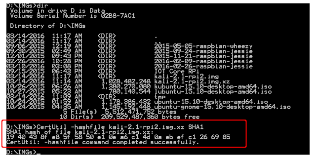 Android-er: Calculate SHA1 checksum using Certutil in Windows 10