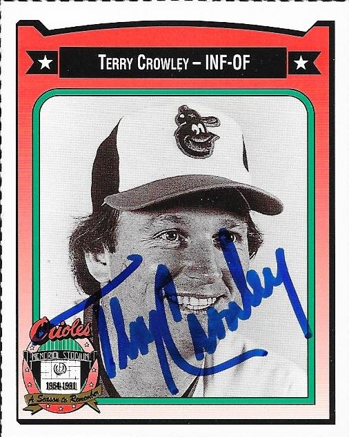 foul bunt: TTM Success - Terry Crowley