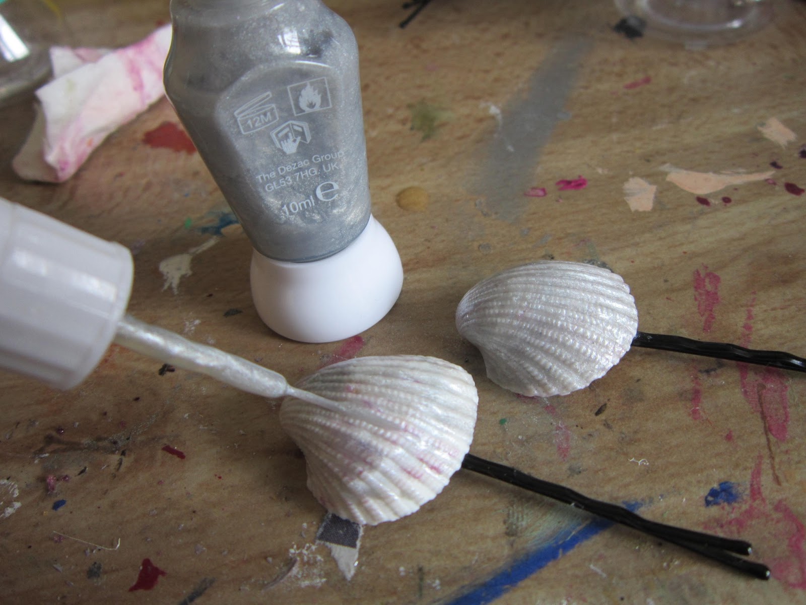 Always Arty: Shell Hair-slides