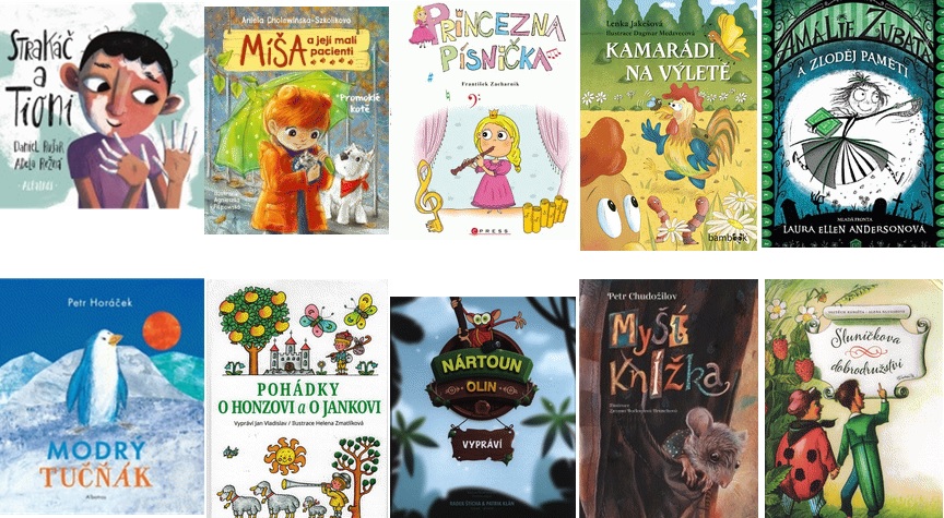 Zlínská knihovnička: Nové knihy na leden pro děti do 10 let