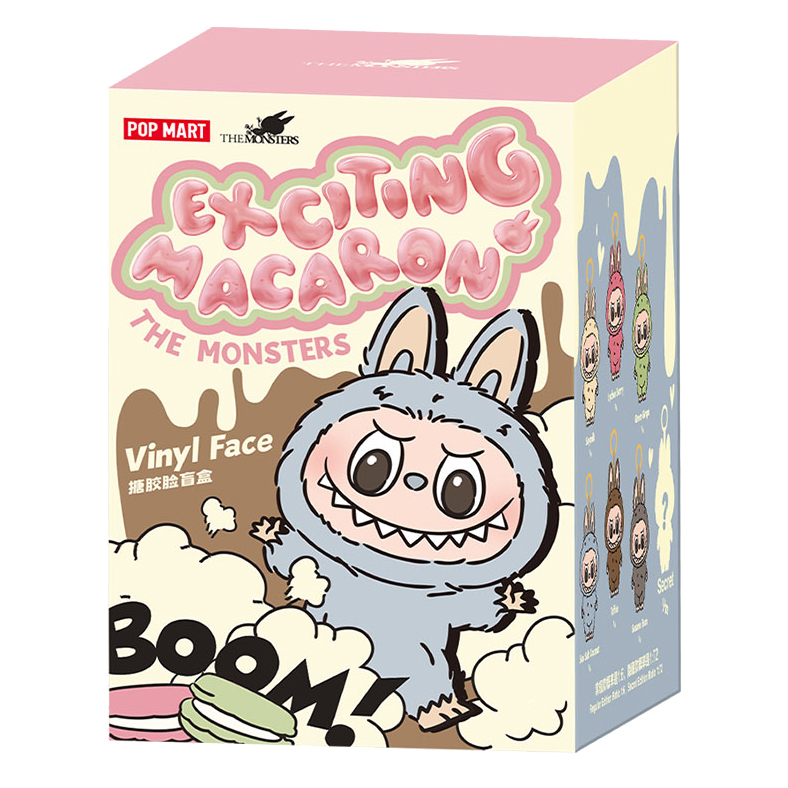 Pop Mart Sea Saly Coconut The Monsters Tasty Macarons Vinyl Face Figure ...