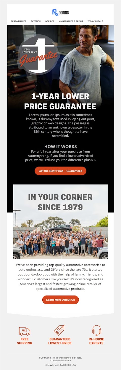Responsive HTML Email Template