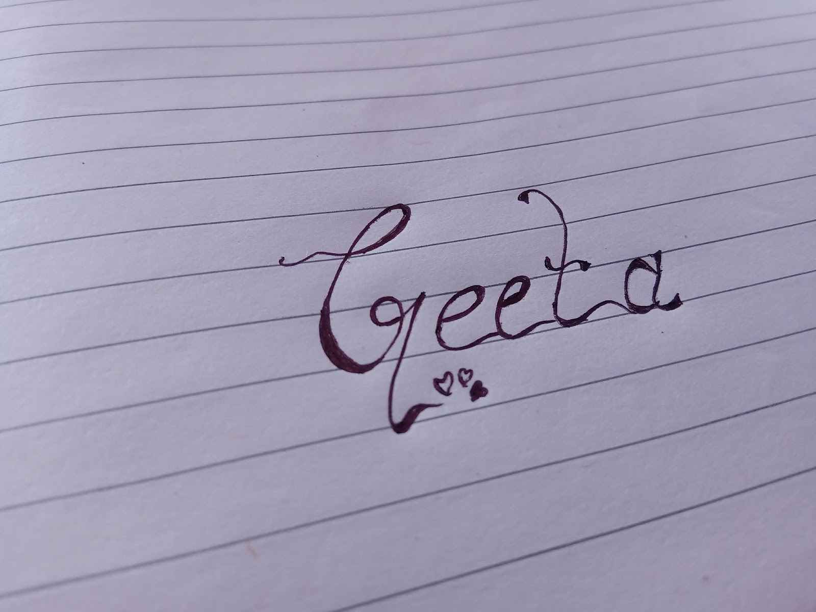 Dear Study: Geeta name images | Geeta with heart tattoo | Geeta name ...