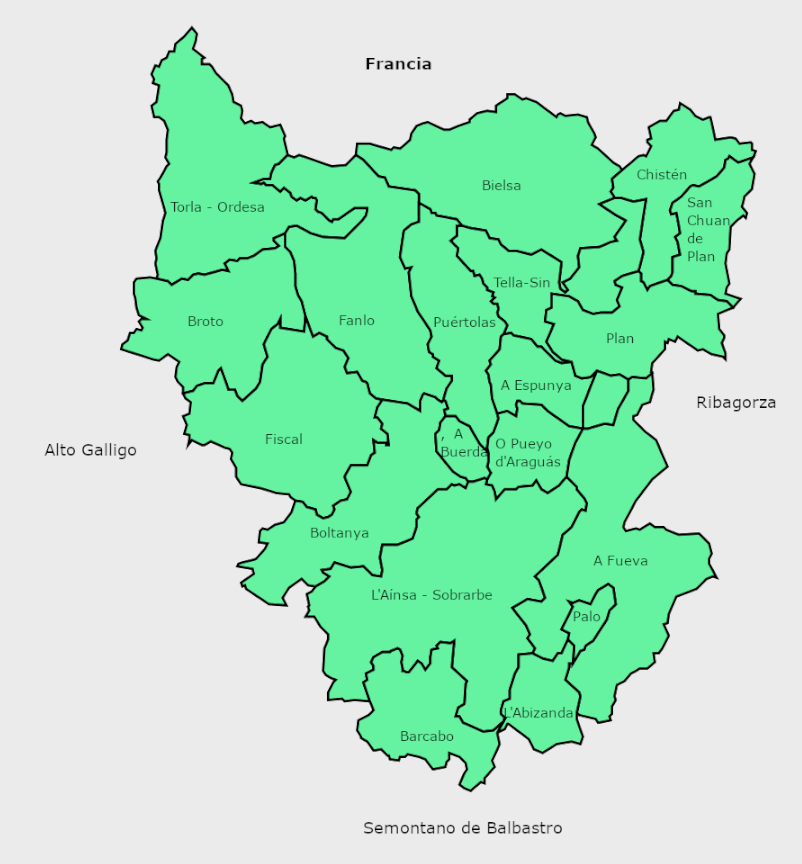 Camudando'l camín: Comarca de Sobrarbe