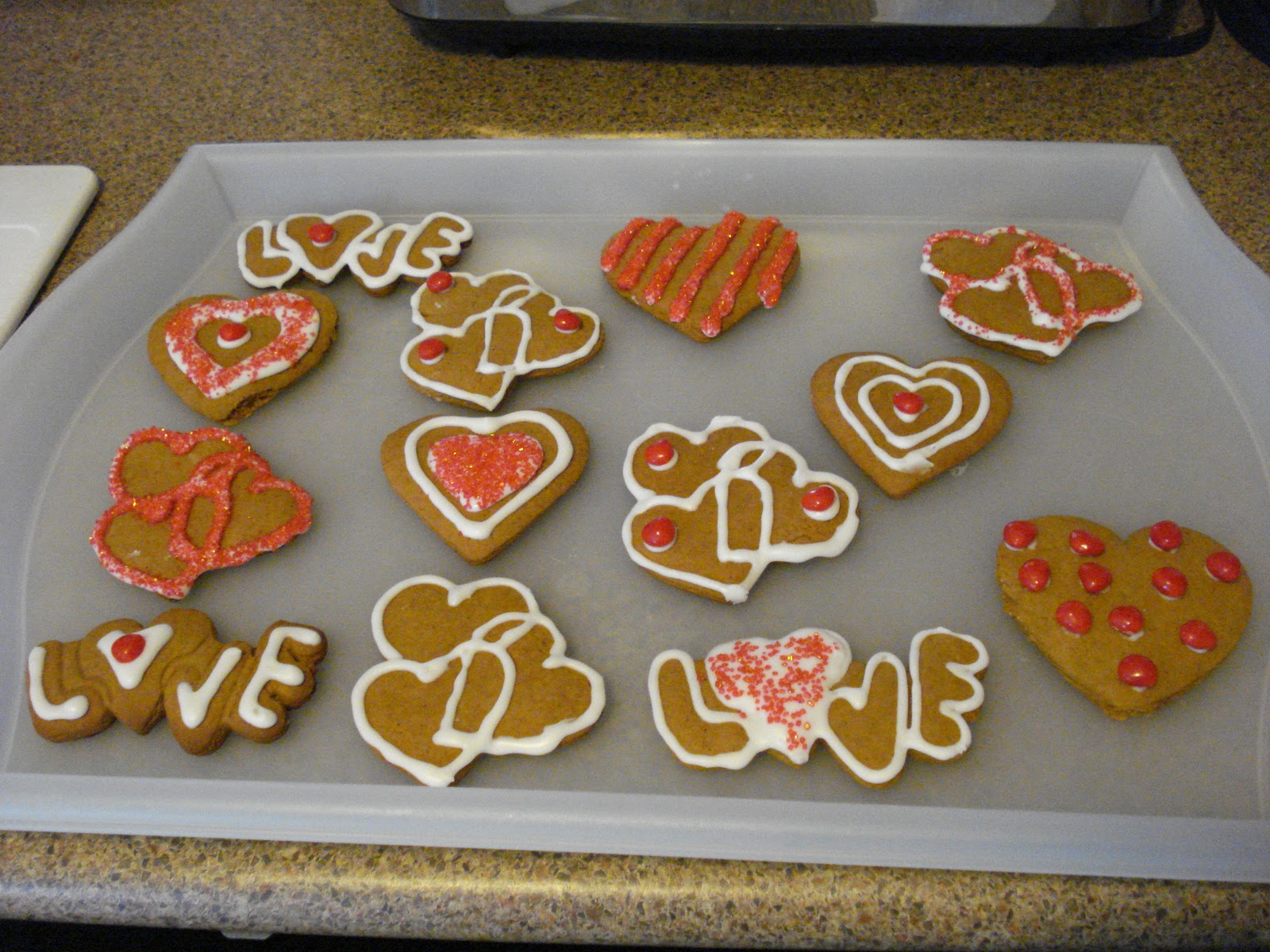 Kindergarten Confidential: Snack & Craft - Valentine's Gingerbread Cookies