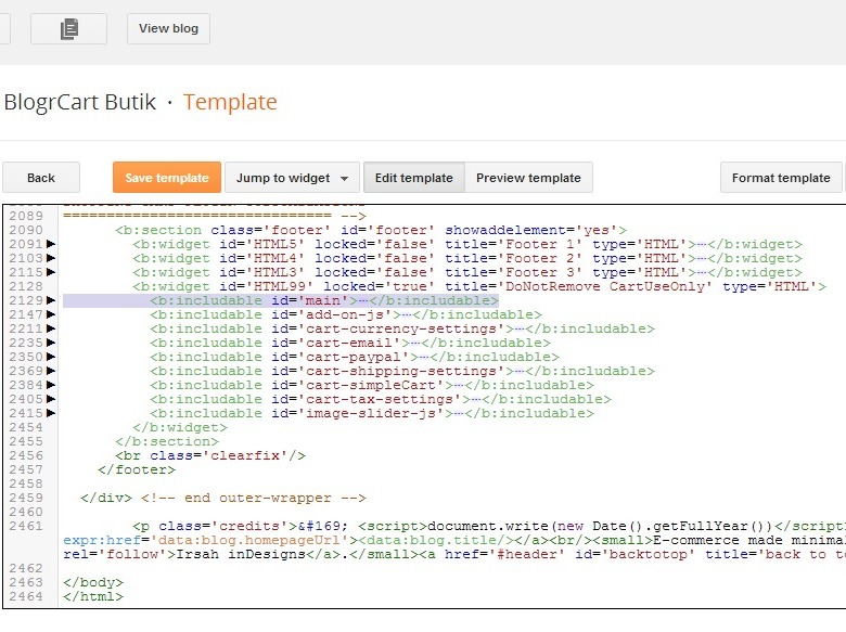 BlogrCart Butik v1.0 Freemium Blogger Shopping Cart Template ...