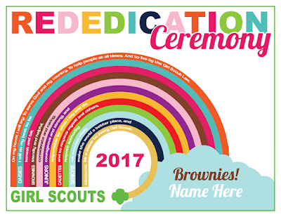 I am Girl Scouts: Bridging, Rededication and Investiture Certificates ...