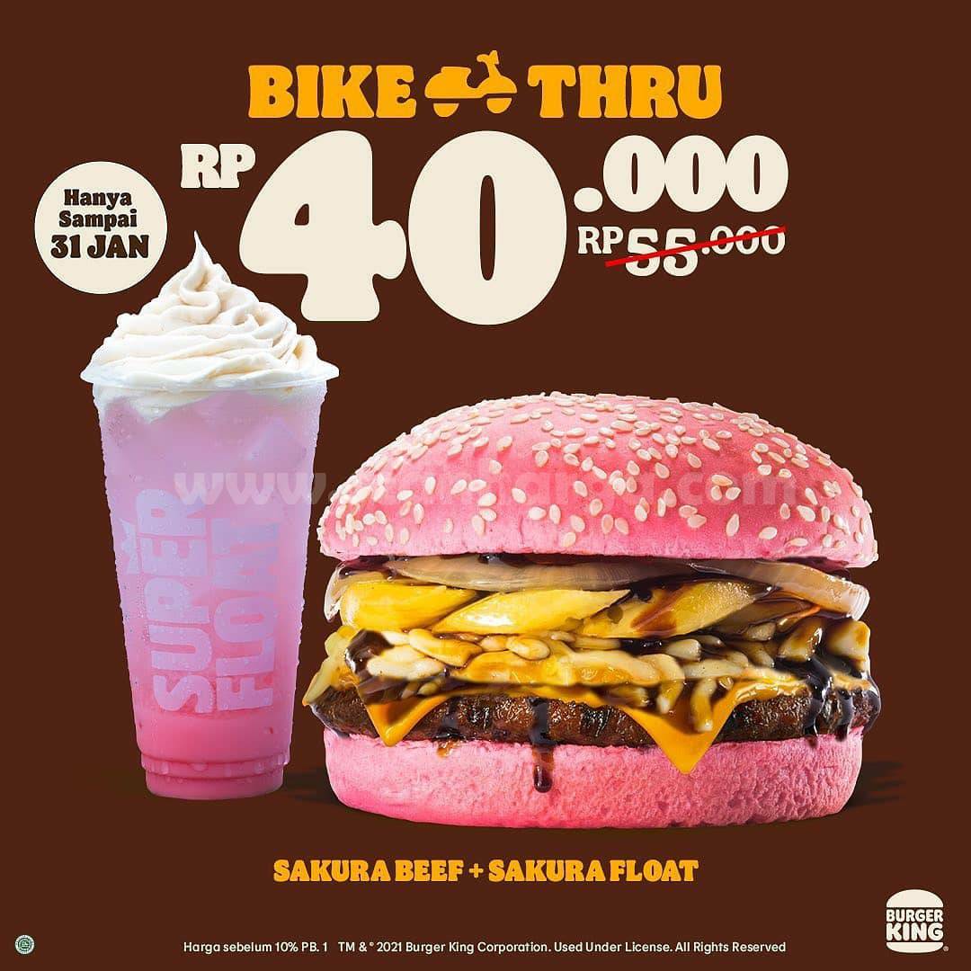 BURGER KING Promo Harga Spesial Paket BIKE-THRU! mulai Rp 27.000 ...