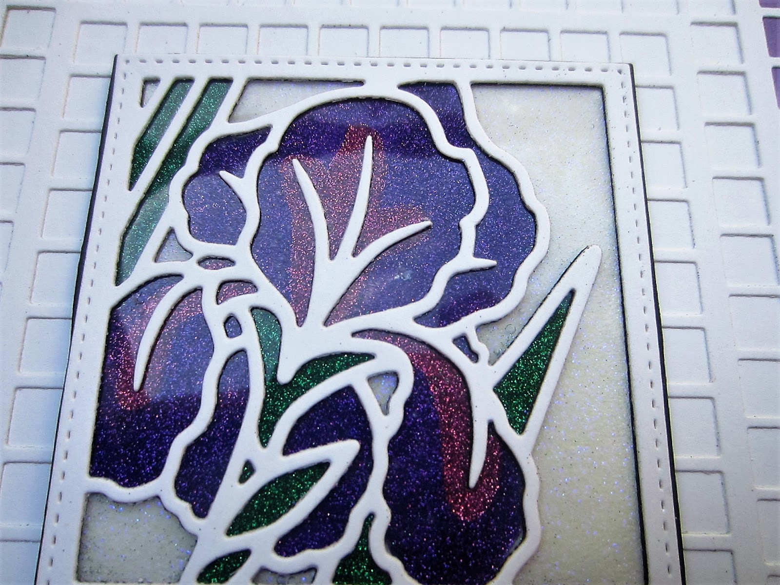 PartiCraft (Participate In Craft): Iris Flower Square