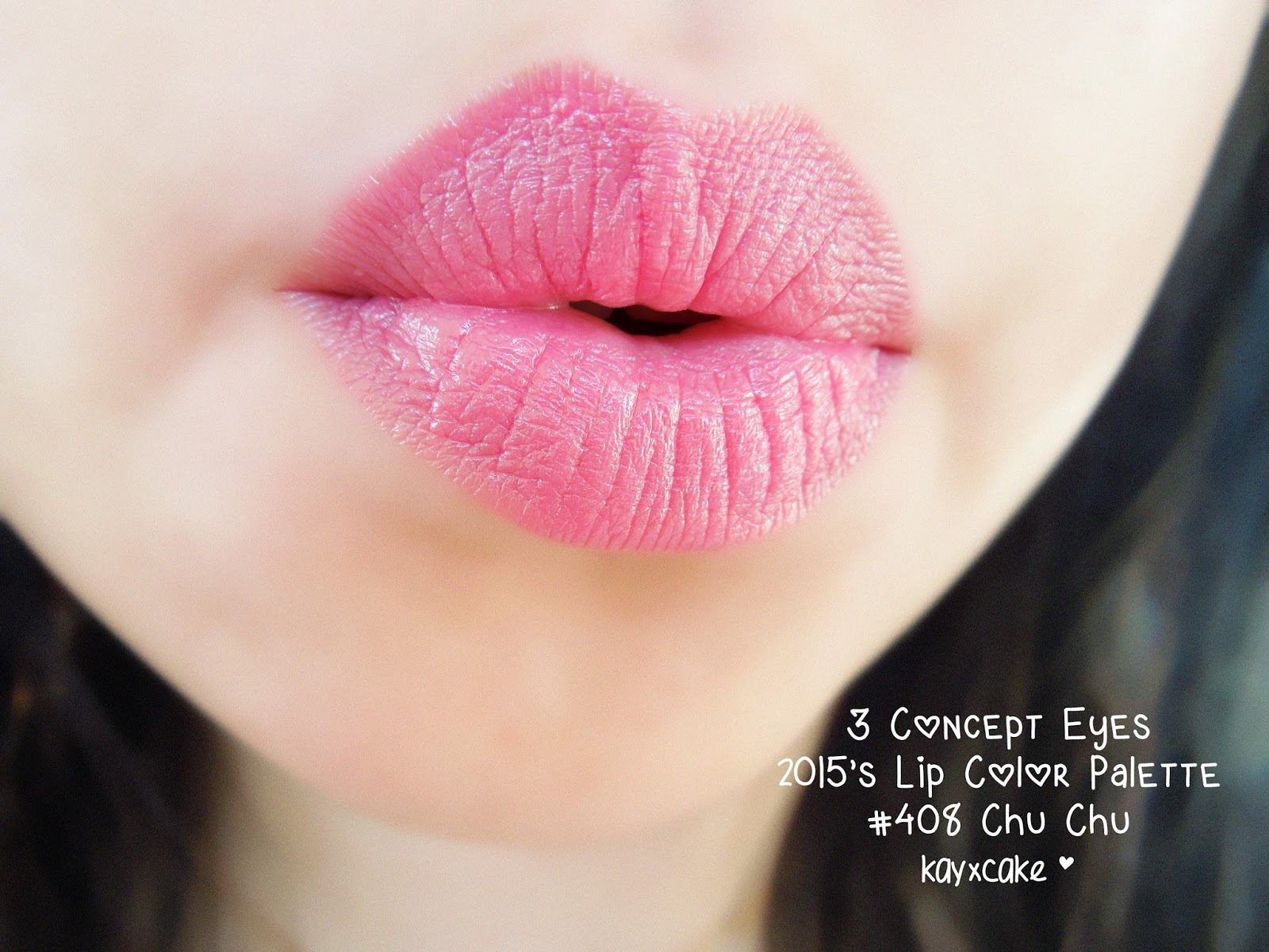 Kay Cake Beauty: 3 Concept Eyes Pink Trophy Lip Color Palette ♡ Review ...