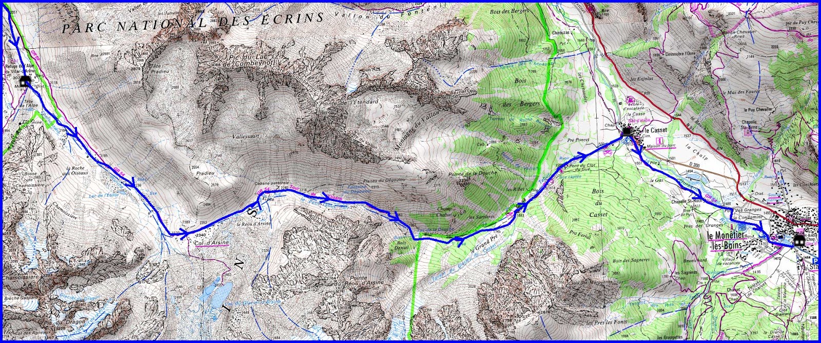 Postcard from Timperley: GR54 – Tour of the Écrins, September 2012 ...