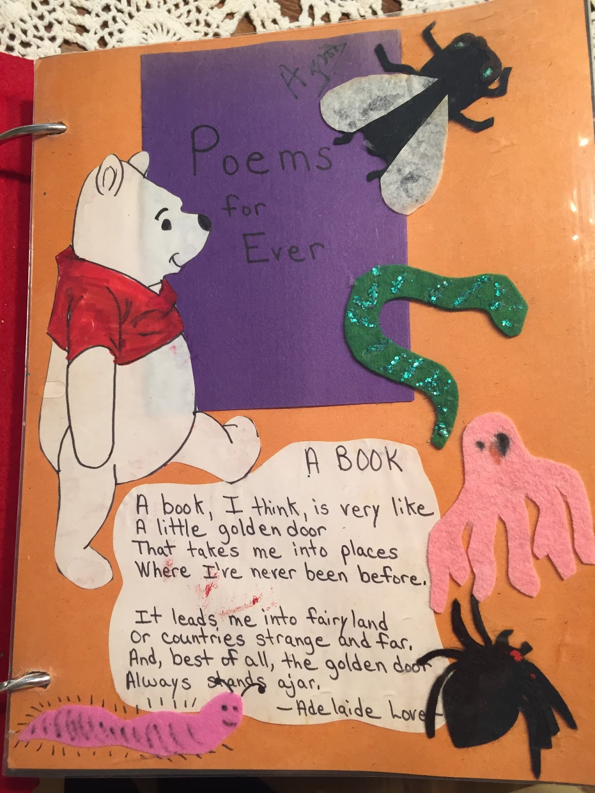 Live Your Poem...: Thrift Store Poetry: Winnie's Book of Poems