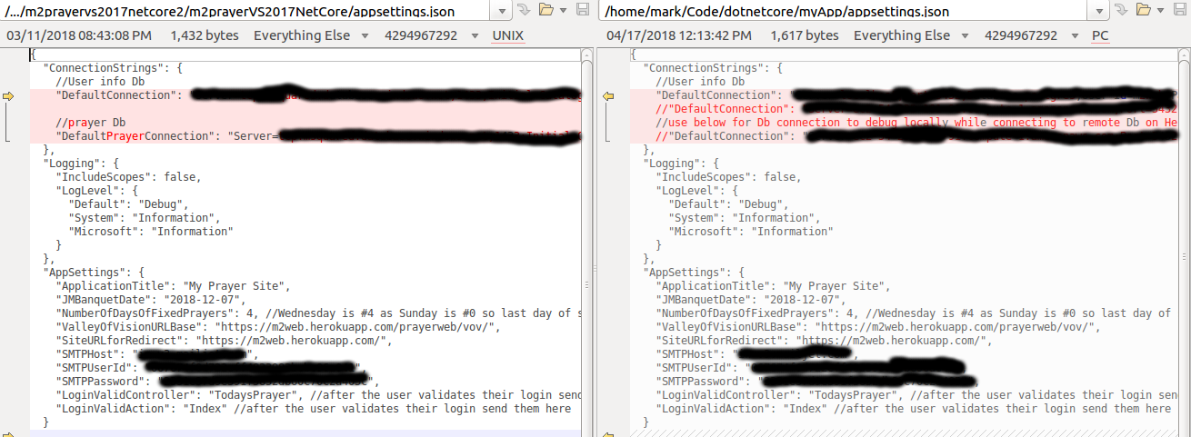 Marks Musings Aspnet Core 2 With Postgresql On Linux Part 10 Program Startup Appsetting
