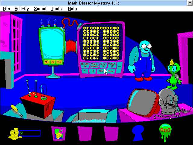 The Collection Chamber: MATH BLASTER MYSTERY: THE GREAT BRAIN ROBBERY