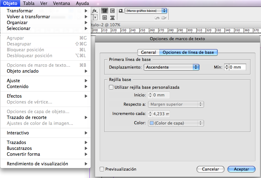 Preimpresión Nieves Álvarez: Tutorial InDesign
